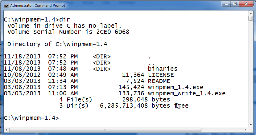 Winpmem - Mild mannered memory aquisition tool?? - SANS ISC